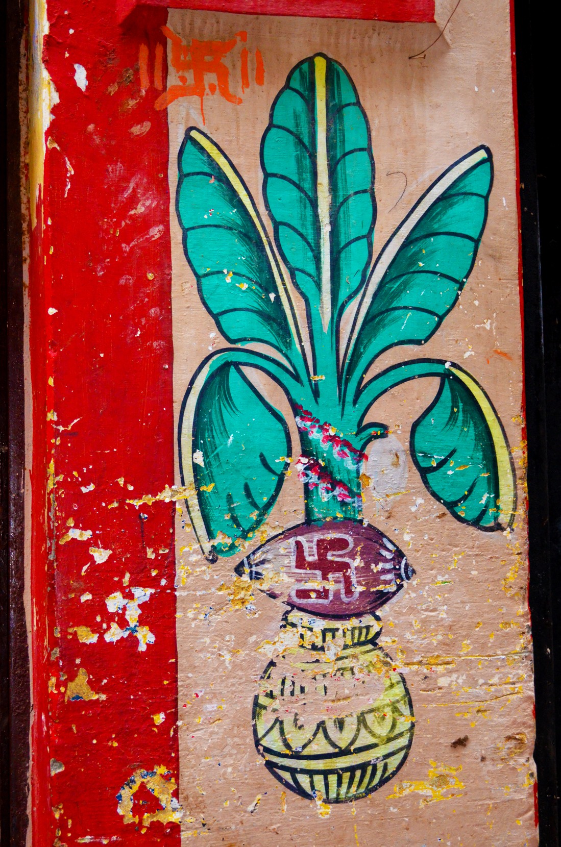 Ghatam Painting, Varanasi - Kali Bhakti